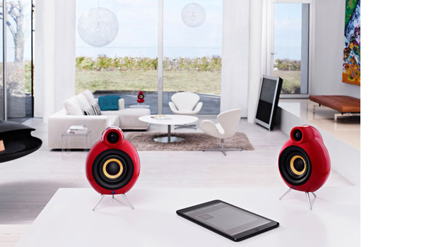 Micropod, bluetooth loudspeakers (Podspeakers) by Simon Ghahary / Scandyna